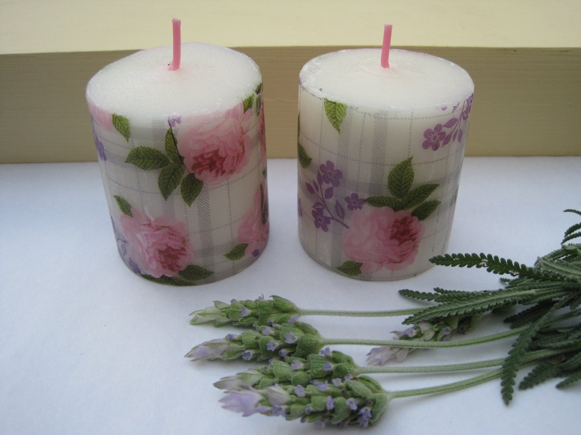 Velas decoradas - Etsy España