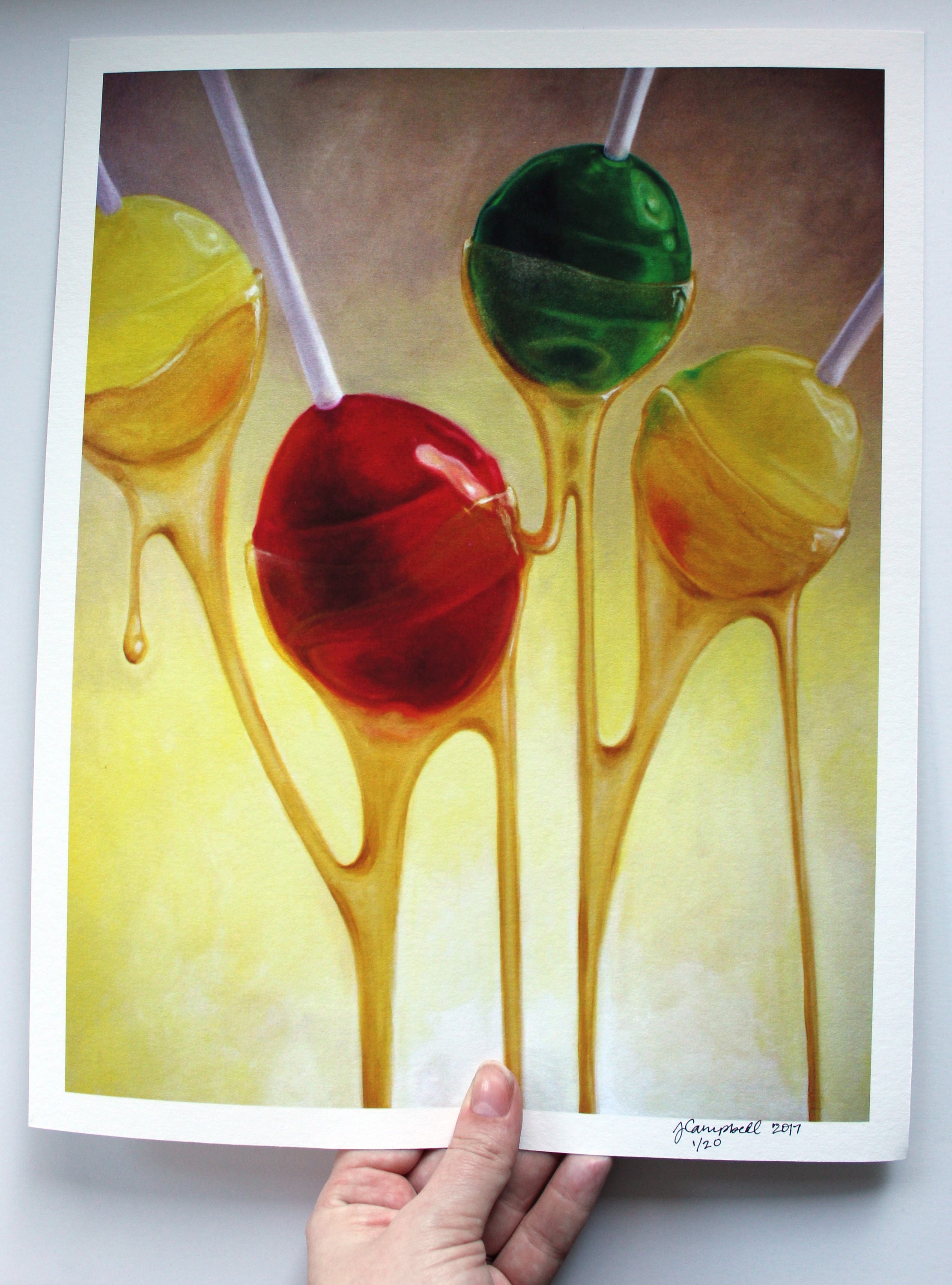Lollipop Art Print Luscious Giclee Fine Art - Etsy.de