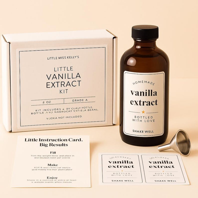 Make Your Own Vanilla Extract Kit | Organic Madagascar Vanilla Beans ...