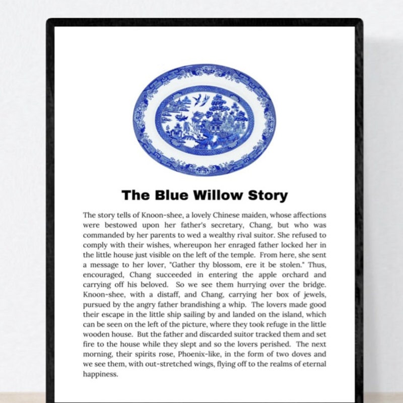 Blue Willow - Etsy