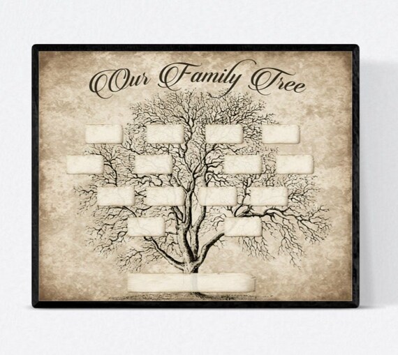 Blank Family Tree 4 Generations