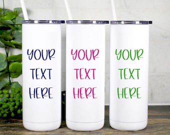 Custom Logo Tumbler | Etsy
