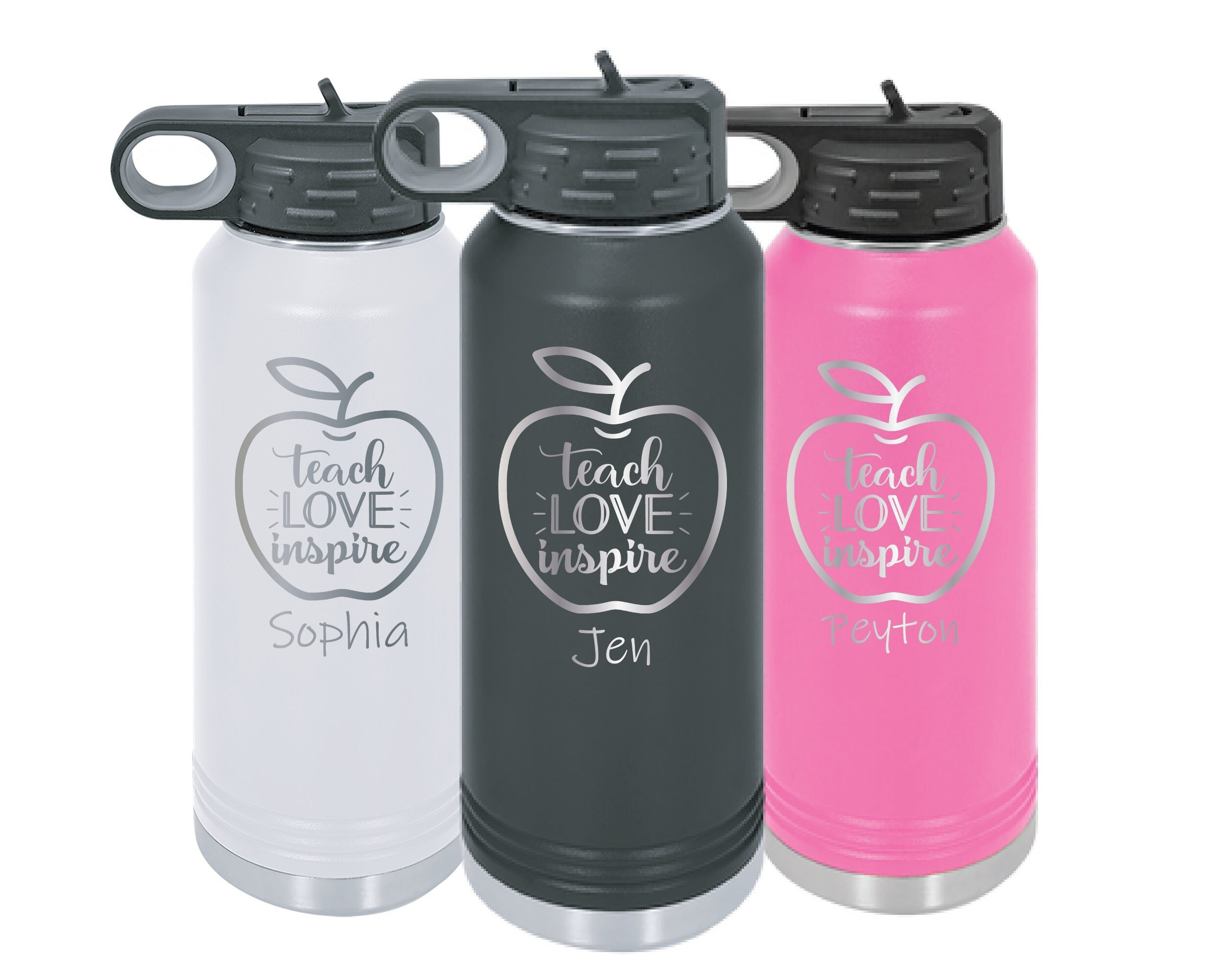 Teacher Gift Teacher Water Bottle Personalized Teacher - Etsy
