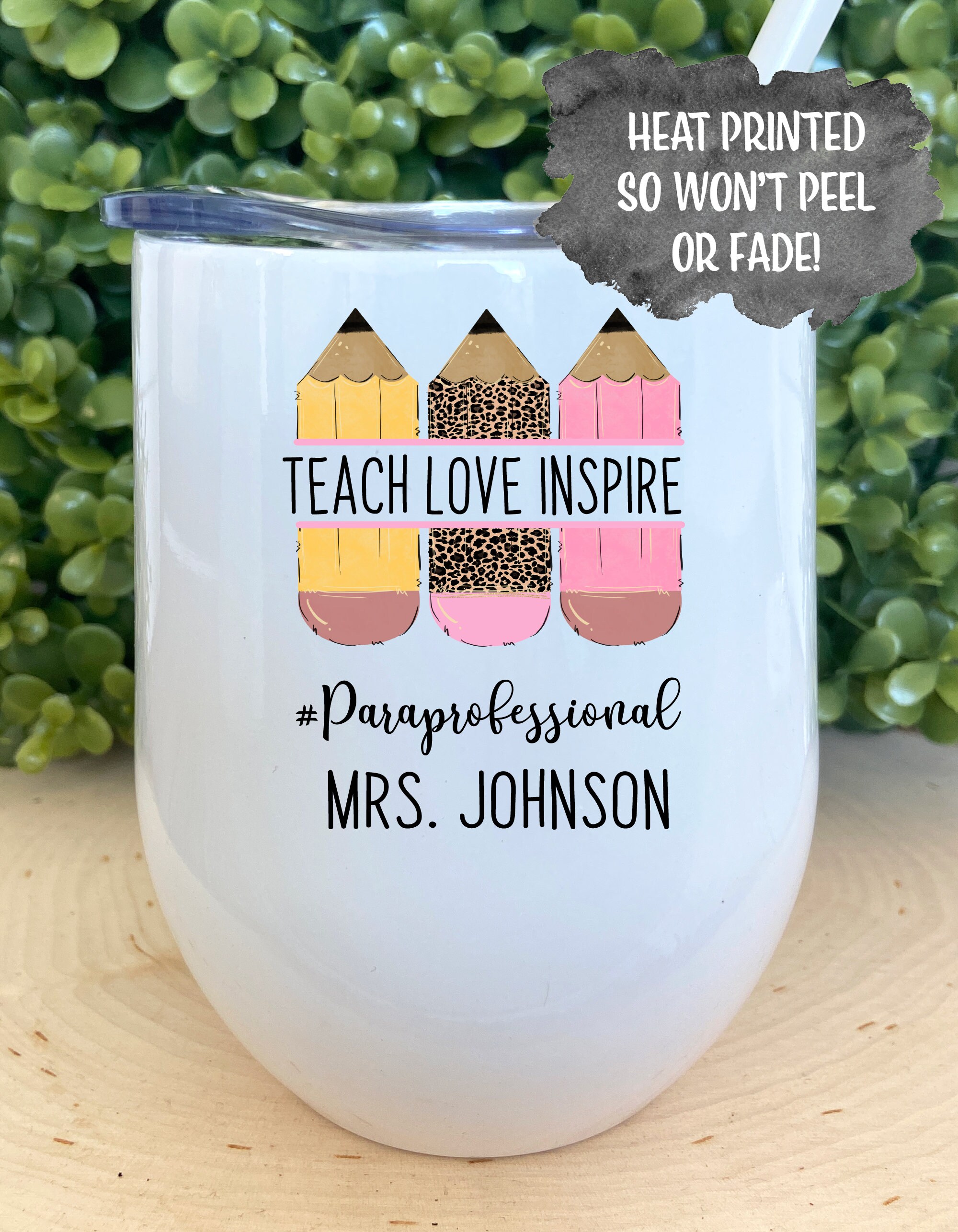 Paraprofessional Gift Paraprofessional Tumbler Personalized - Etsy
