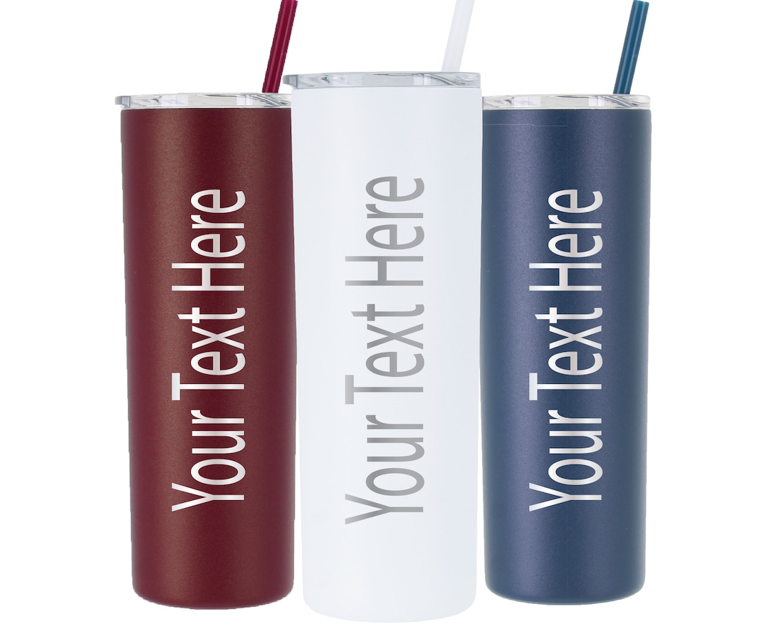 Custom Tumbler, Add Your Own Text Tumbler, Insulated Tumbler ...