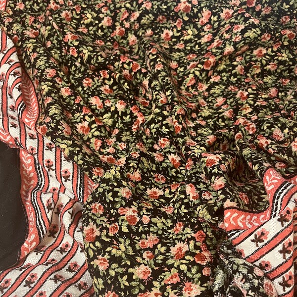 Border Print Fabric - Etsy