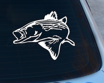 Striped bass decal | Etsy