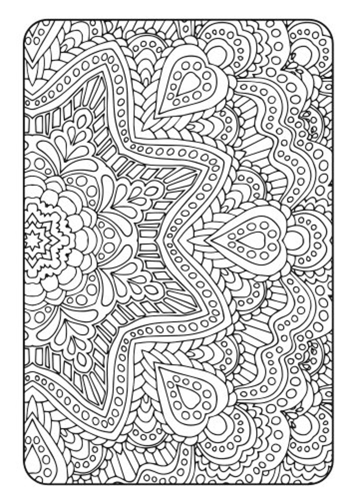 Adult Coloring Book Art Therapy Volume 2 Printable PDF - Etsy