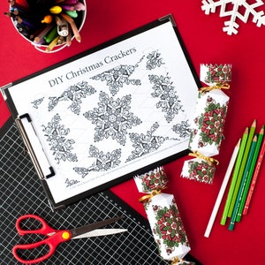 Christmas Bon-bon Template Set | Set of 8 Christmas Bon-bon Coloring ...