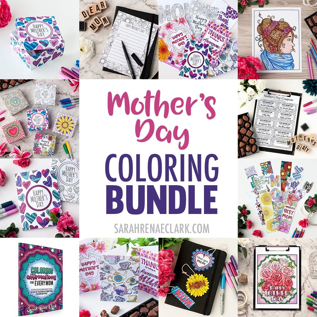 Mothers Day Coloring Bundle | Etsy