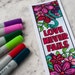 Love Coloring Bookmarks Set of 12 Printable Bookmarks to Color and Make ...
