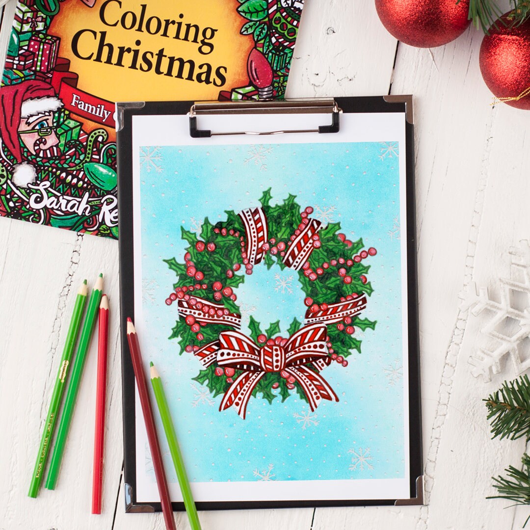 30 Christmas Coloring Pages coloring Christmas - Etsy