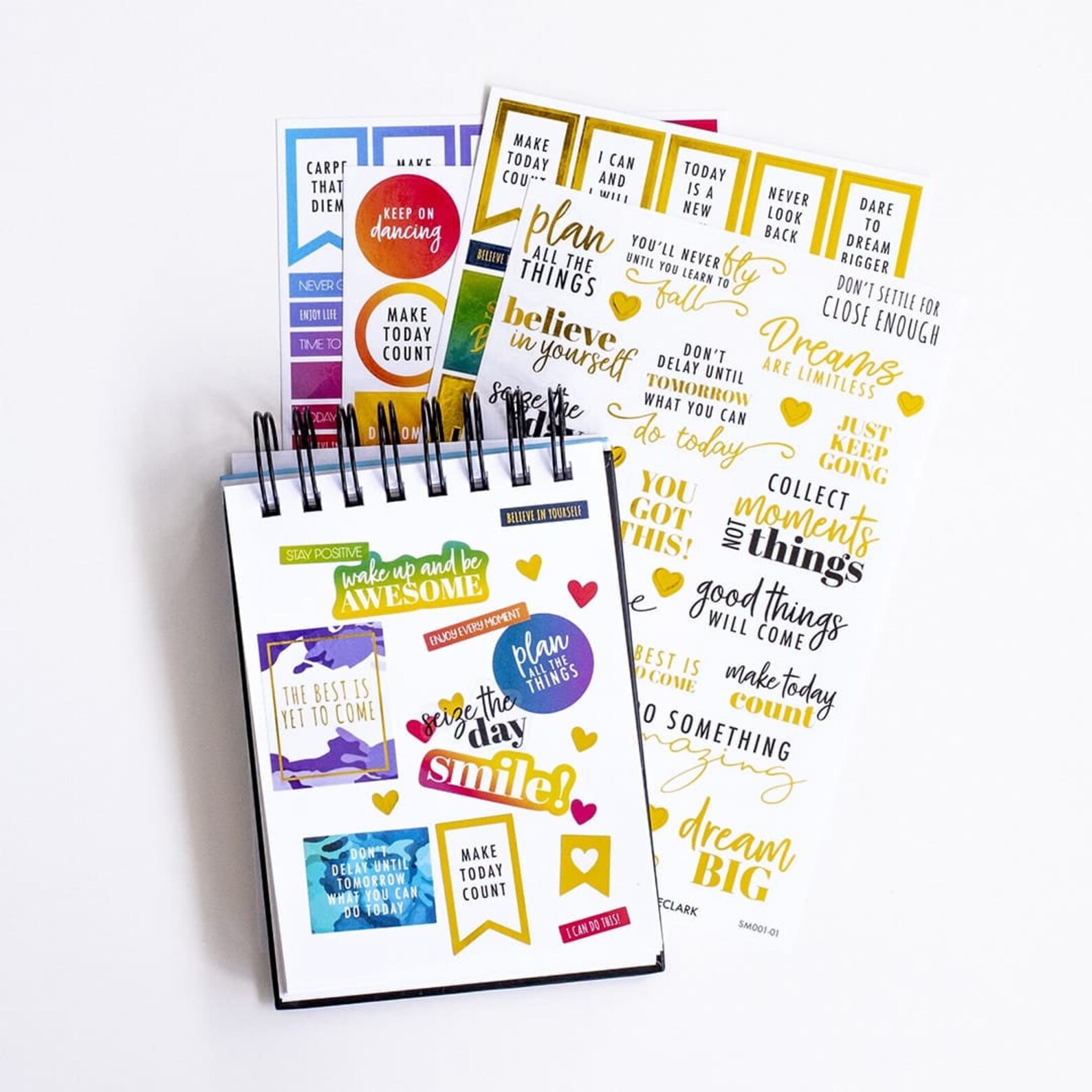 Motivational Sticker Pack printable Digital Only | Etsy
