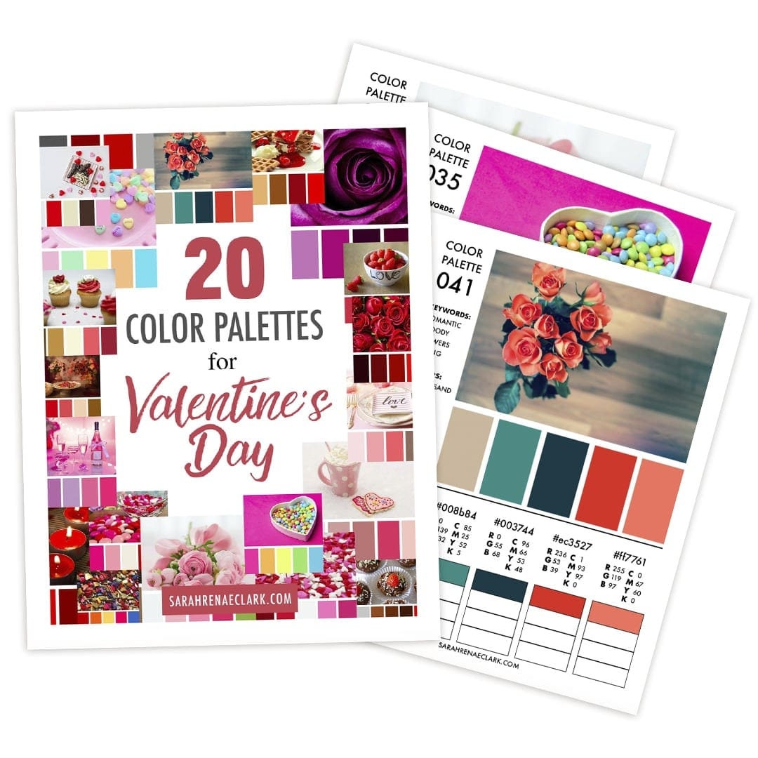 20 Color Palettes for Valentine's Day - Etsy
