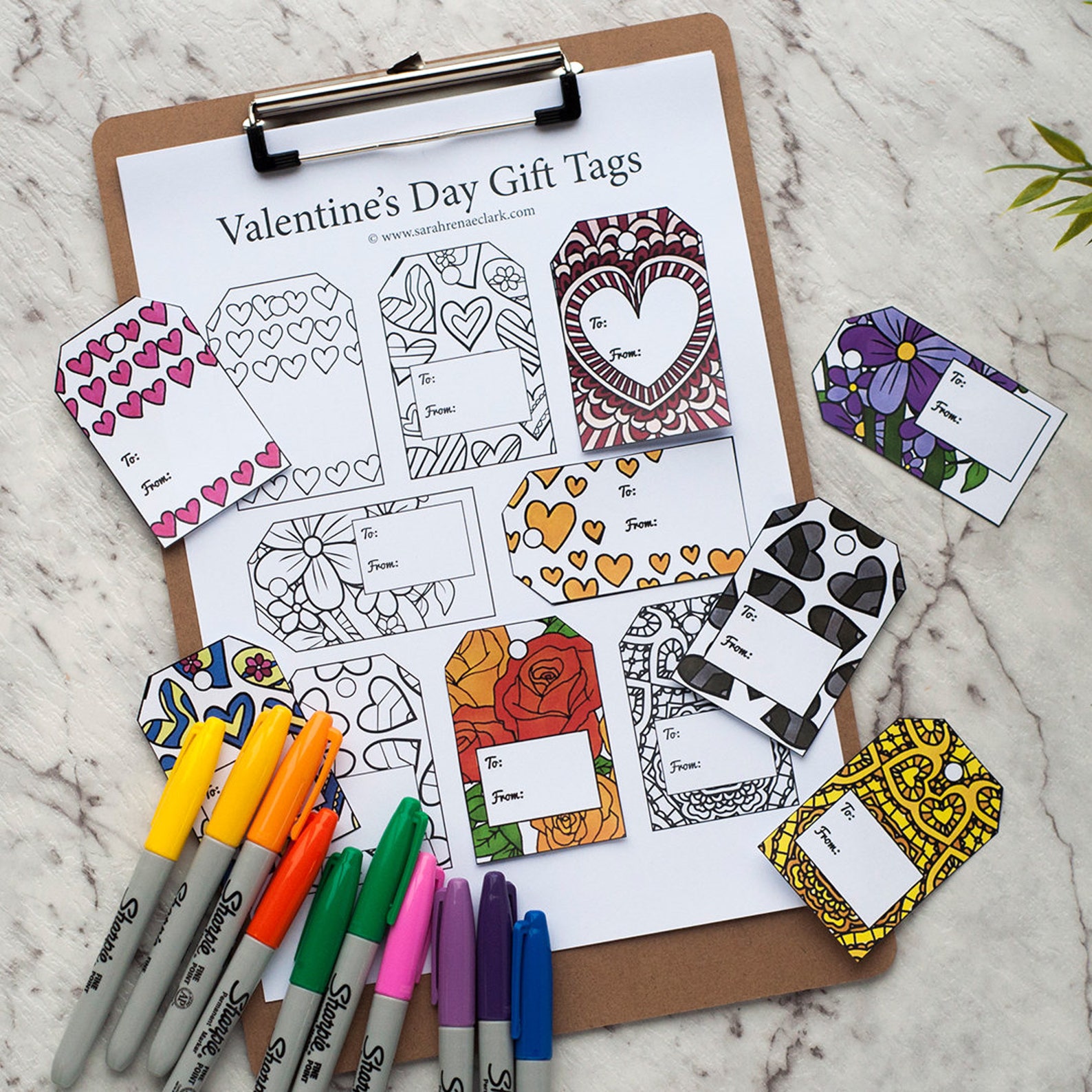 Valentine's Day Printable Bundle Printable Coloring - Etsy