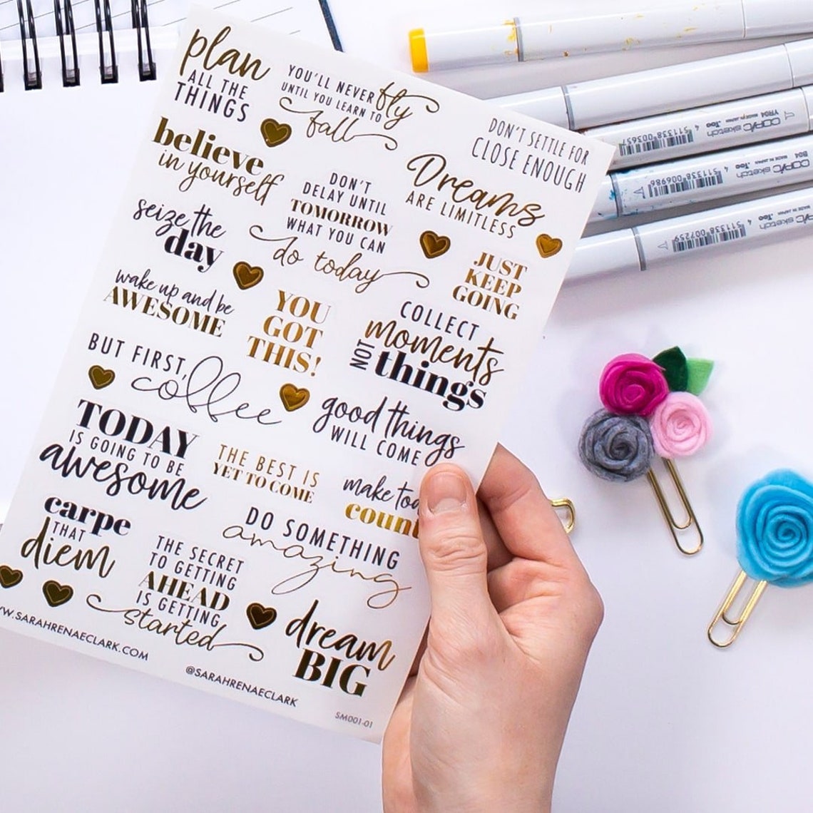 Motivational Sticker Pack printable Digital Only - Etsy
