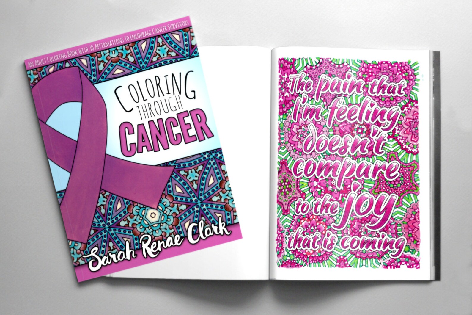 Cancer Coloring Book: Coloring Through Cancer 30 Cancer Positive ...