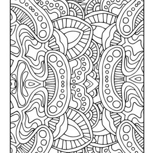 Adult Coloring Book | Art Therapy Volume 2 - Printable PDF Coloring ...