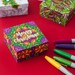 Coloring Christmas Gift Box Templates 6 Pack Printable PDF Templates to ...