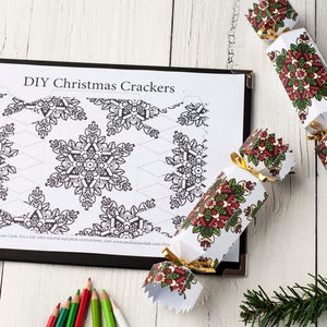 Christmas Bon-bon Template Set | Set of 8 Christmas Bon-bon Coloring ...