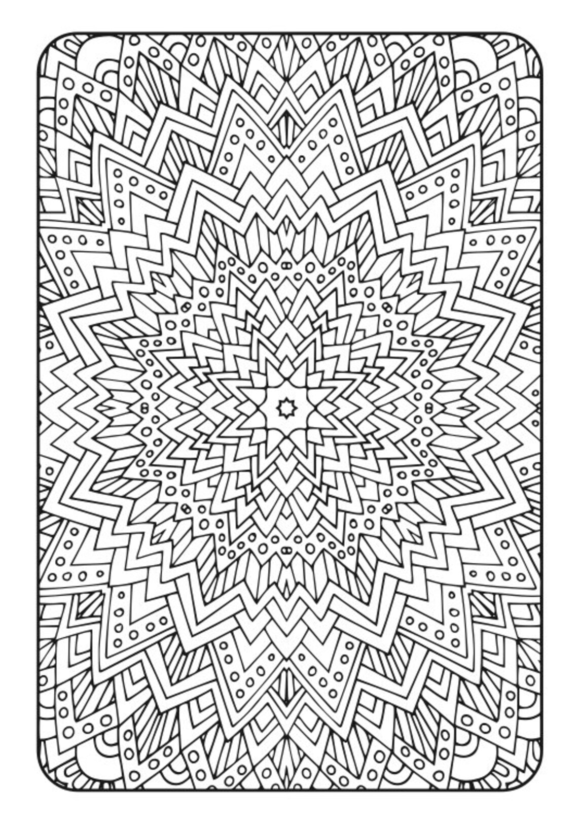 Adult Coloring Book Art Therapy Volume 3 Printable - Etsy