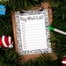 DIY Christmas Stationery Letters to Santa, Christmas Wishlist ...