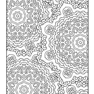 Adult Coloring Book | Art Therapy Volume 2 - Printable PDF Coloring ...