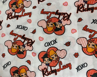 I Love Lucy Fabric | Etsy