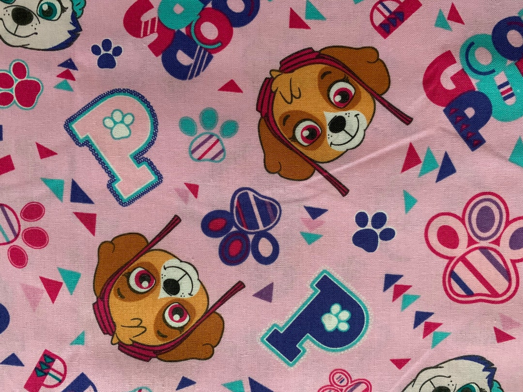 Nick Jr. Paw Patrol Good Pups Fabric Featuring Characters Skye ...