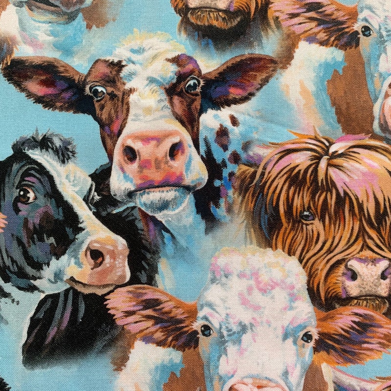 Cow Fabric - Etsy