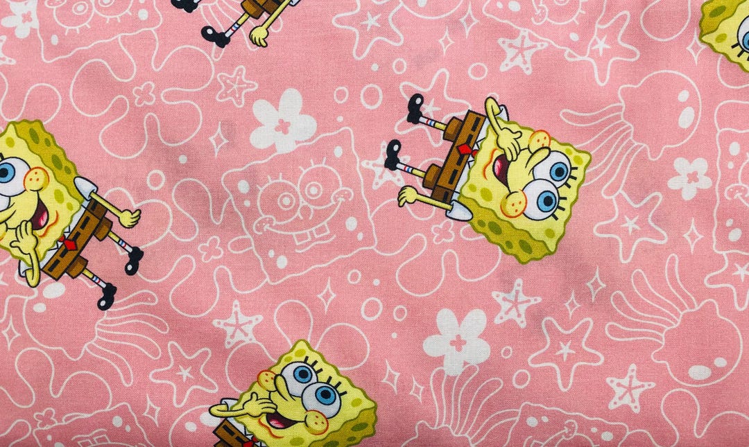 Nickelodeon Spongebob Squarepants Fabric, Nickelodeon Fabric, Spongebob ...