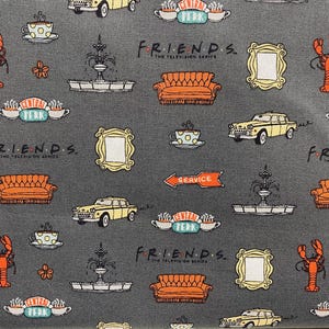 Friends TV Show Fabric, Sitcom Fabric, Licensed Fabric Ross, Phoebe ...