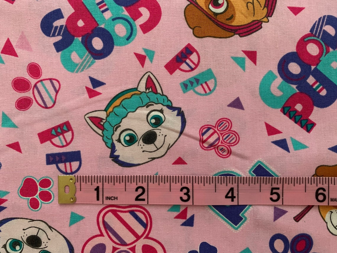 Nick Jr. Paw Patrol Good Pups Fabric Featuring Characters Skye - Etsy