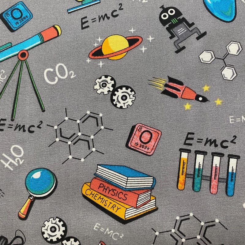 Science Classroom Fabric - Etsy