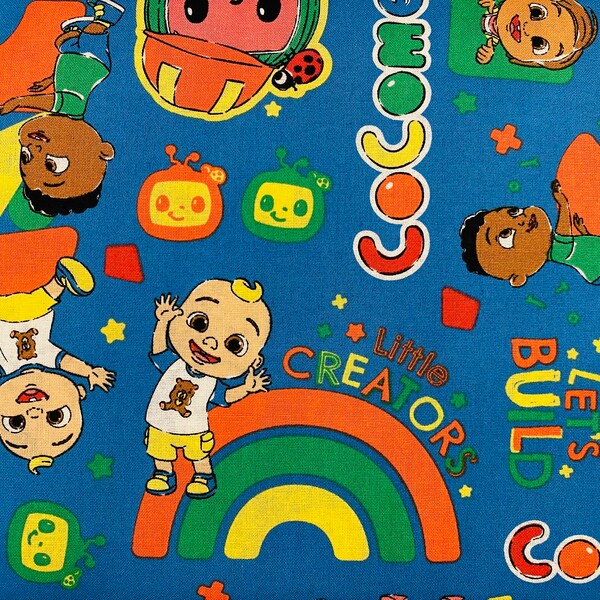 Cocomelon Fabric - Etsy