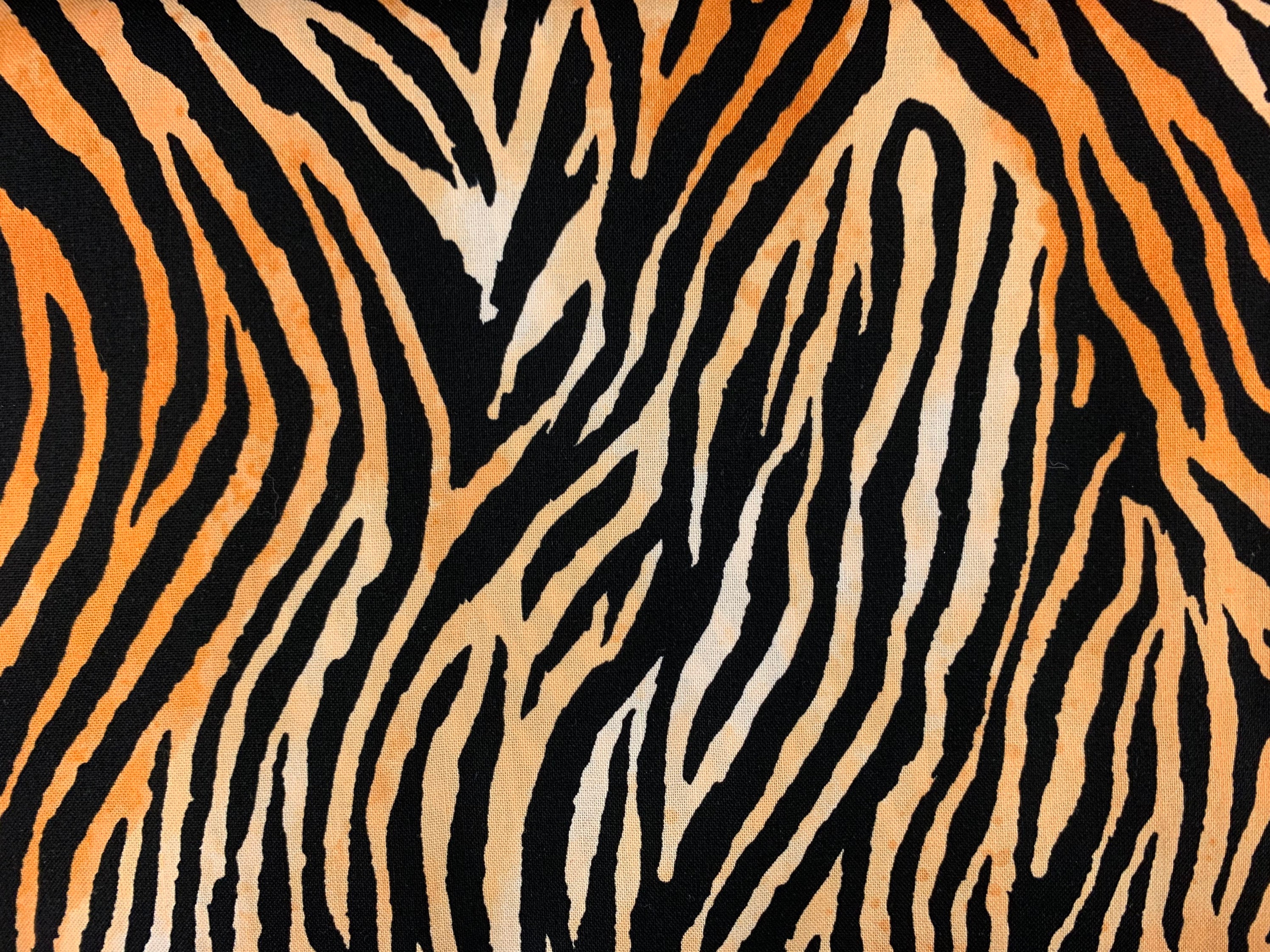 Tiger fabric animal fabric animal print fabric corton | Etsy