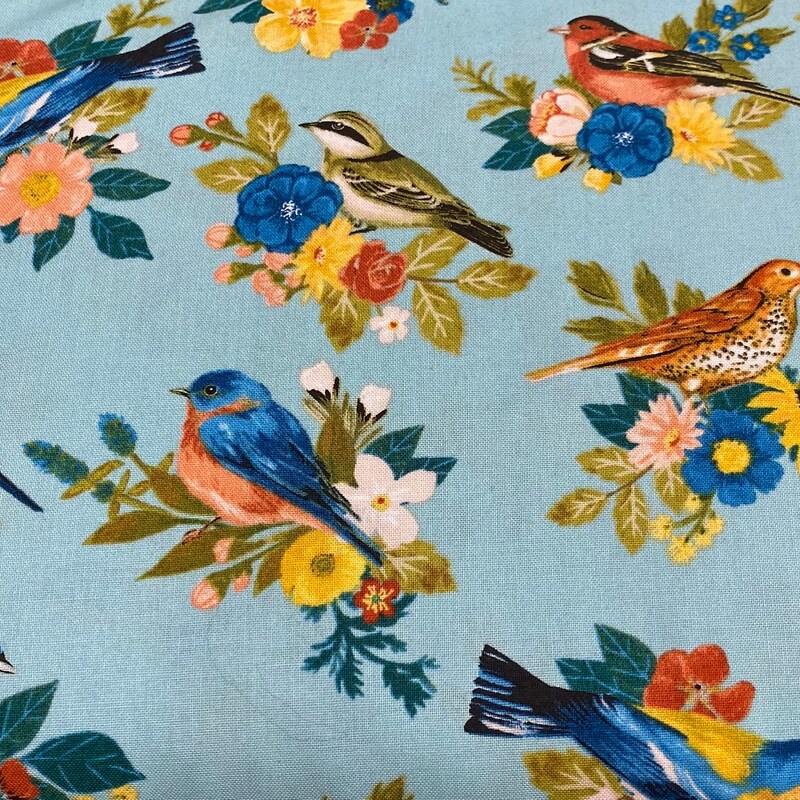 Bluebird Fabric - Etsy