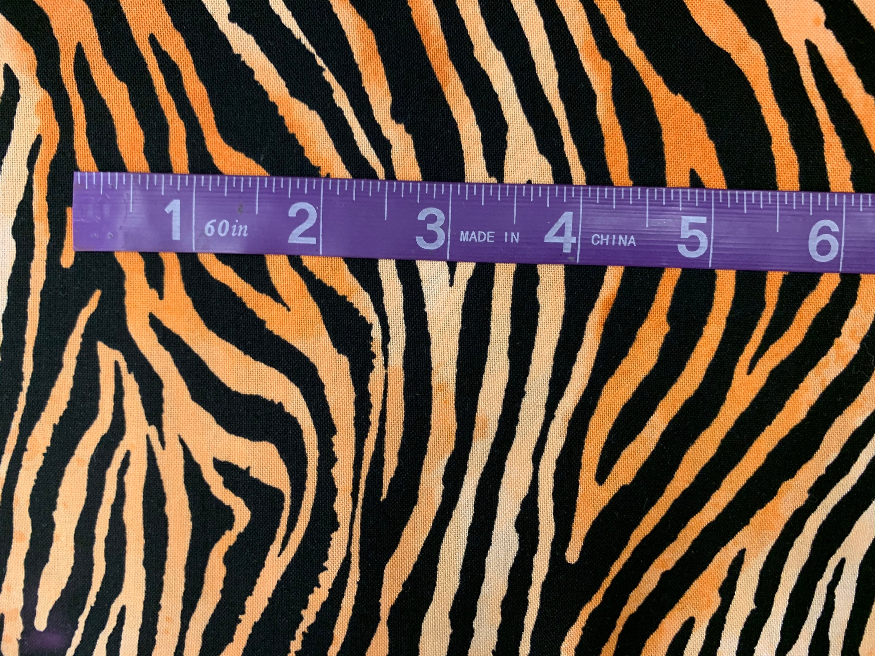 Tiger fabric animal fabric animal print fabric corton | Etsy