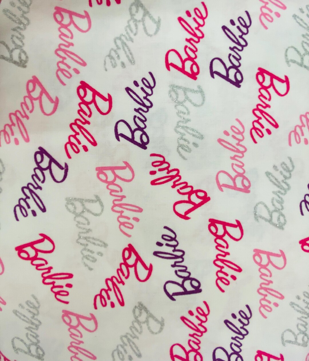 White Barbie Fabric, Barbie Fabric, Character Fabric - Etsy