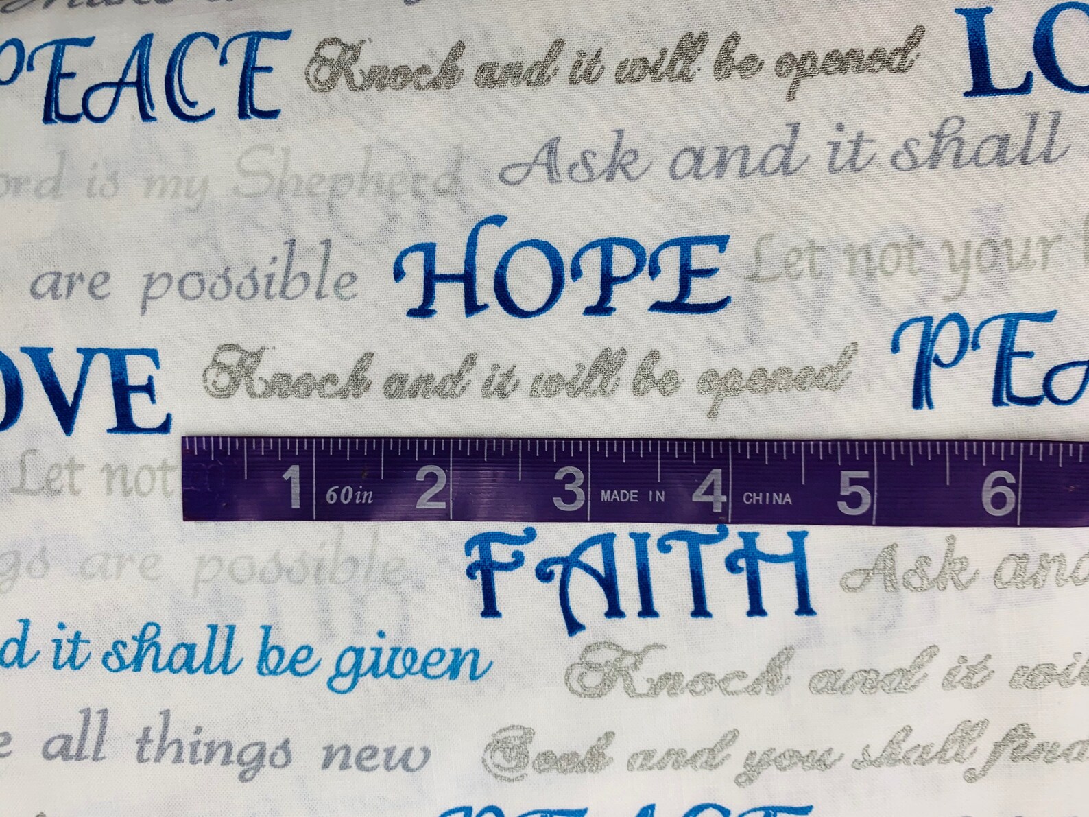 Christian bible verse fabric religion religious | Etsy