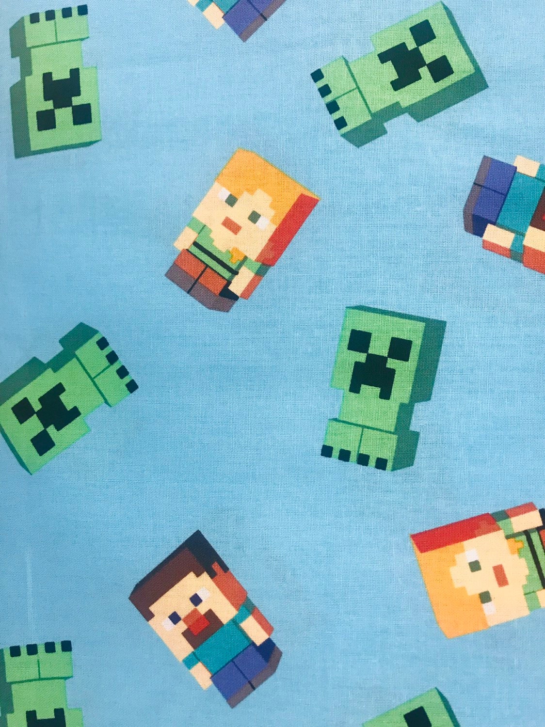 Minecraft Mojang Fabric Video Game Fabric Minecraft Fabric - Etsy UK