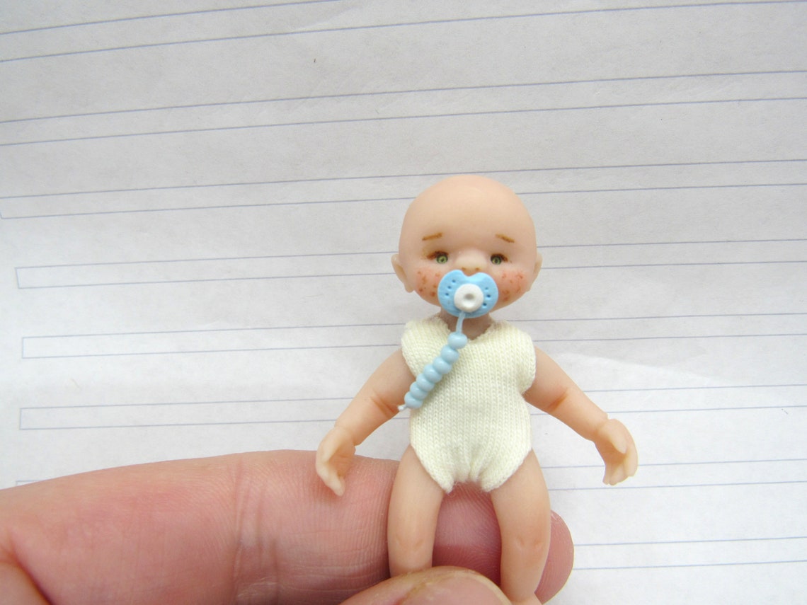 PDF E-pattern: Miniature PACIFIER for Ooak Baby / Heidi Ott Baby in ...