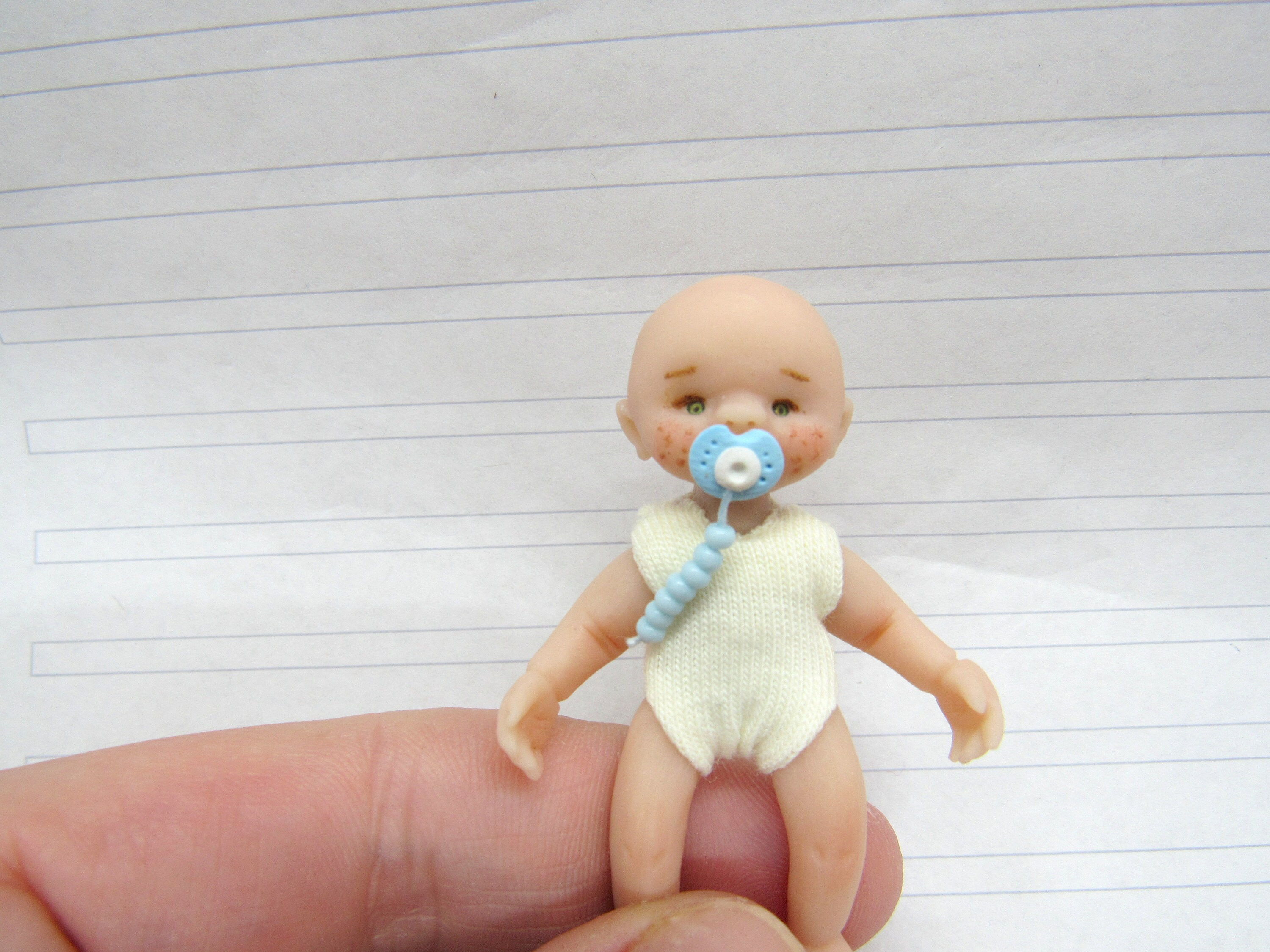 PDF E-pattern: Miniature PACIFIER for Ooak Baby / Heidi Ott Baby - in ...