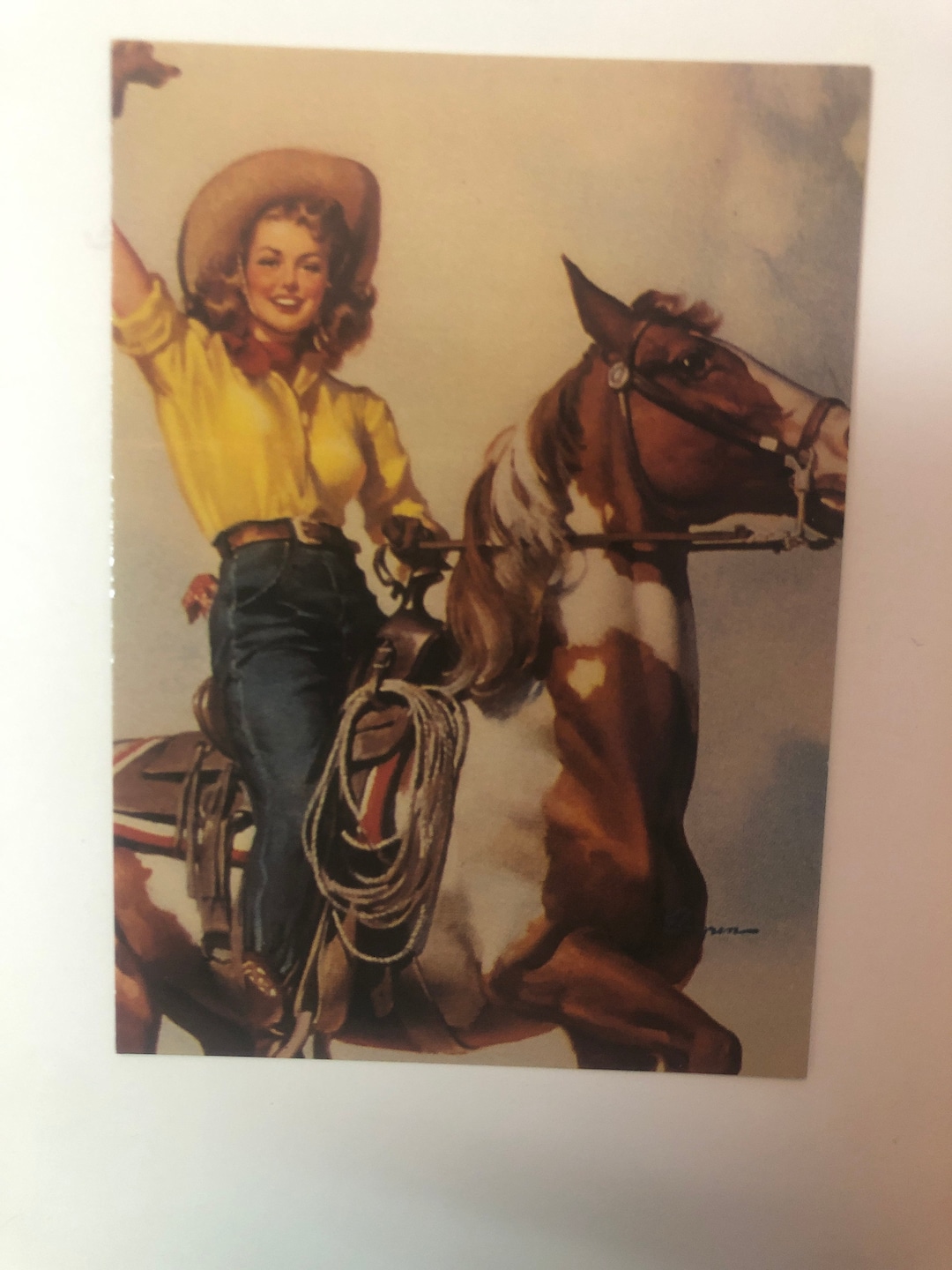 Pinup Vintage Trading Card Gil Elvgren - Etsy