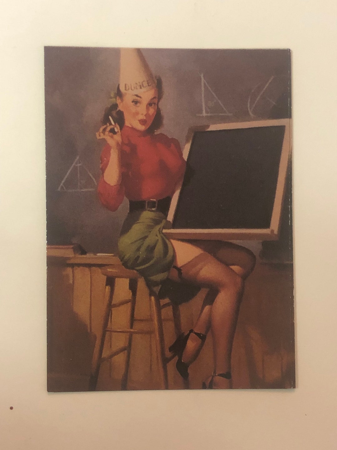 Pinup Vintage Trading Card Gil Elvgren Etsy
