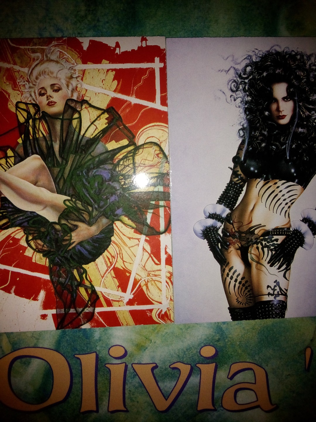 Olivia Trading Card Duo 2 Cards Great Condition Vintage - Etsy