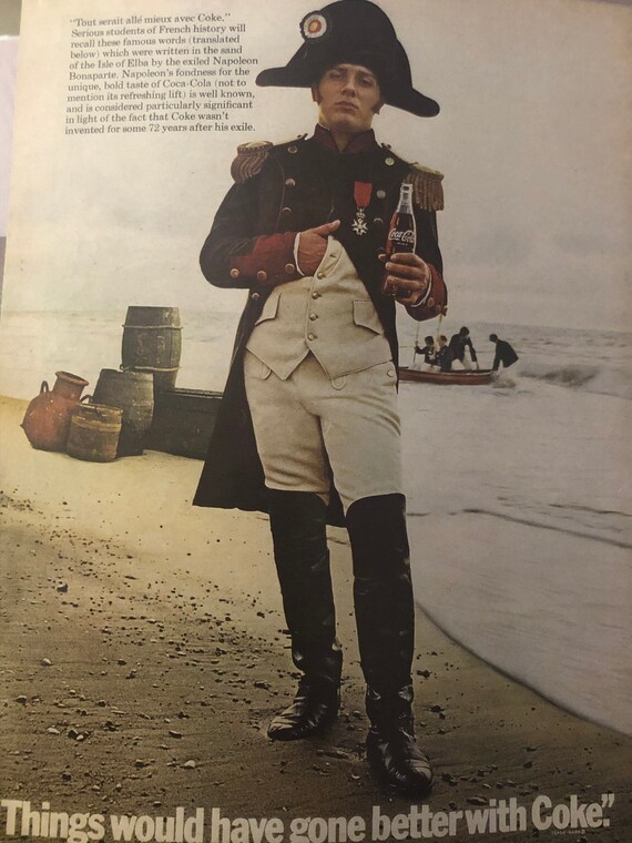Napoleon Coca-cola Ad Vintage 1969 - Etsy