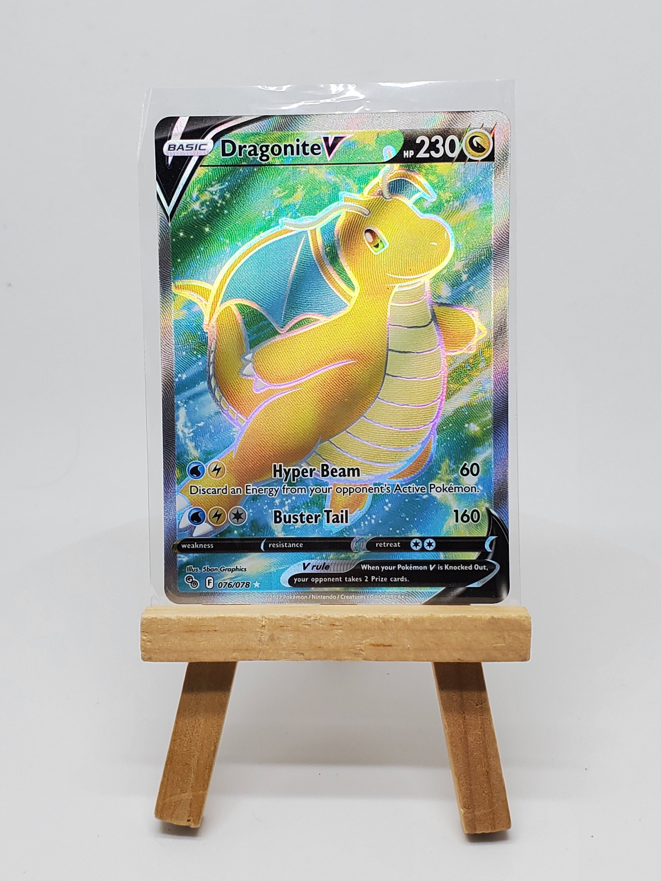Dragonite V 76/78 / Full Art / Pokemon Go / Ultra Rare / - Etsy