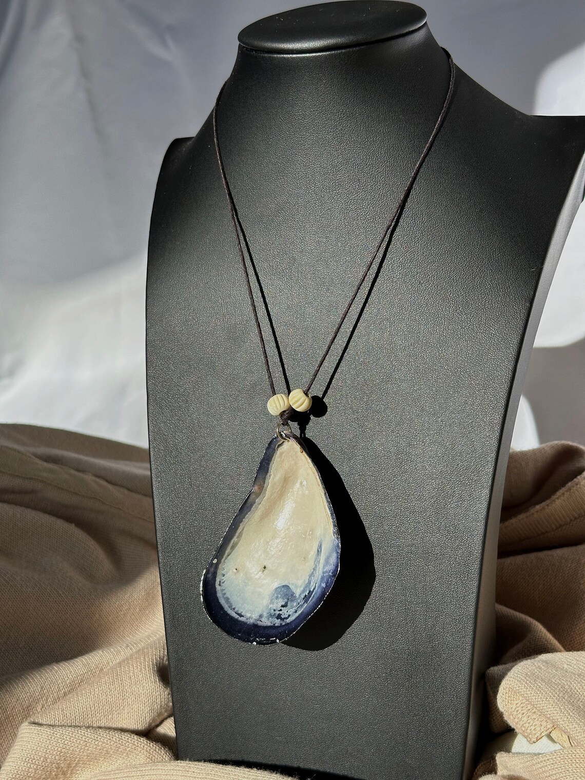 Southern Maine Mussel Shell Necklace - Etsy