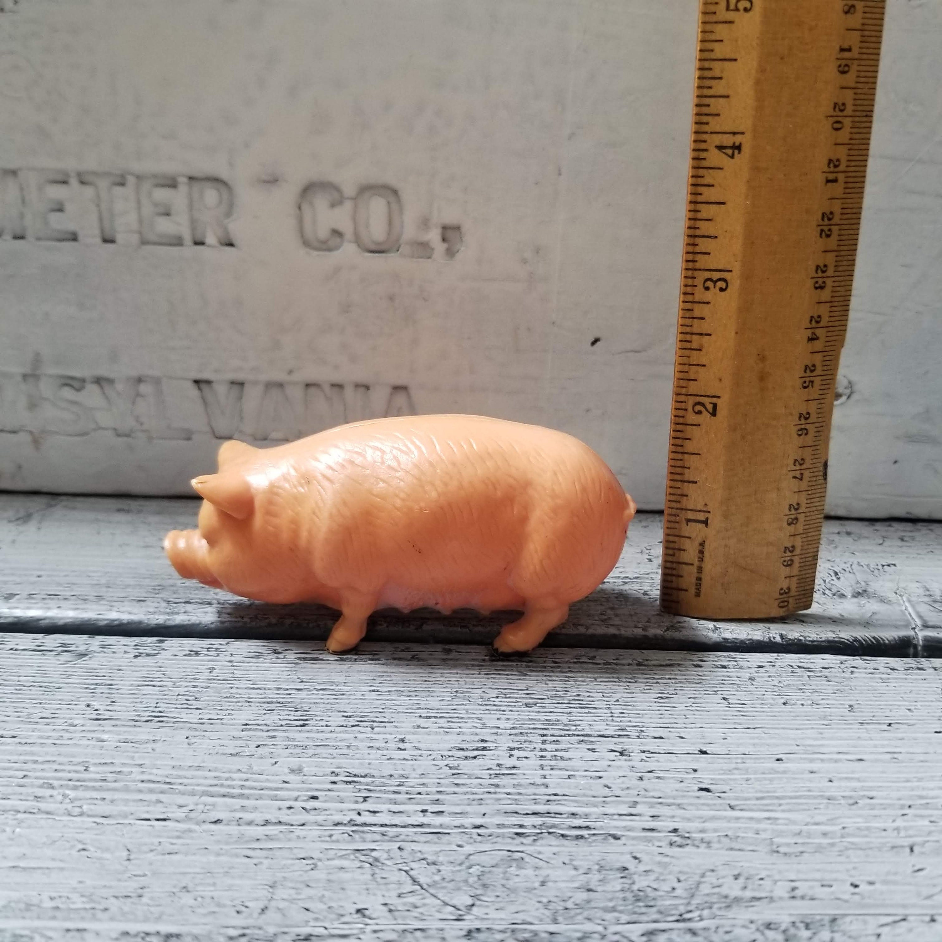 Vintage celluloid pig small plastic pig vintage pig figure | Etsy